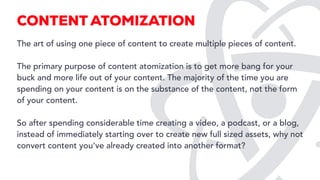 Content Atomization | PDF