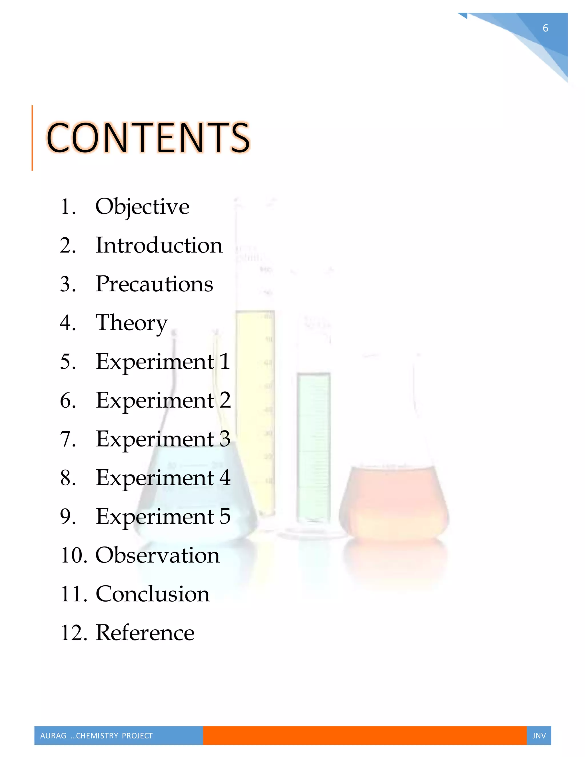 chemistry investigatory project on adulterants in food | DOCX