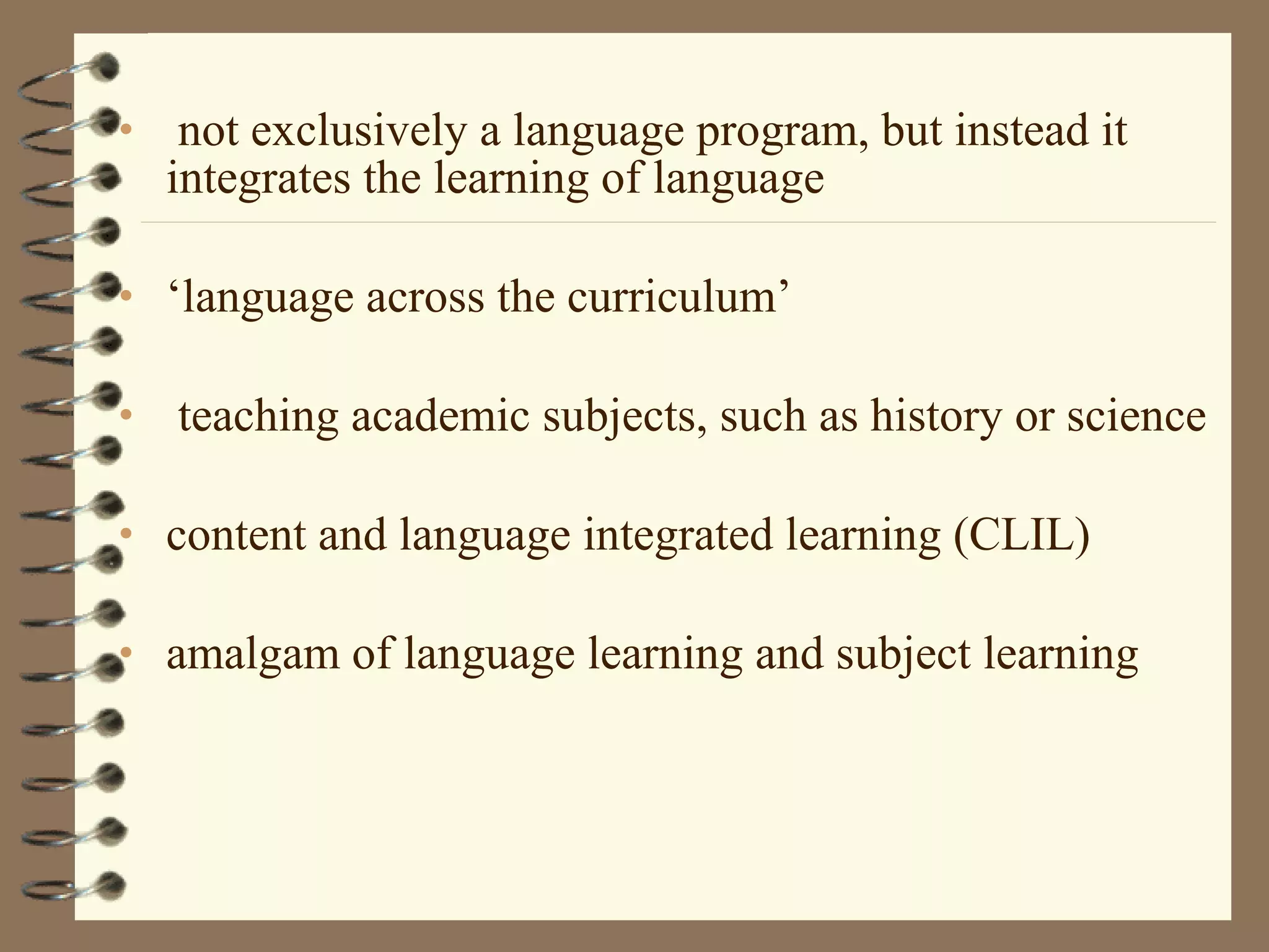 Content based instruction | PPT