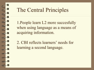 Content based instruction | PPT