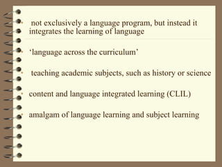 Content based instruction | PPT