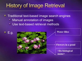 Content based image retrieval using clustering Algorithm(CBIR) | PPTX
