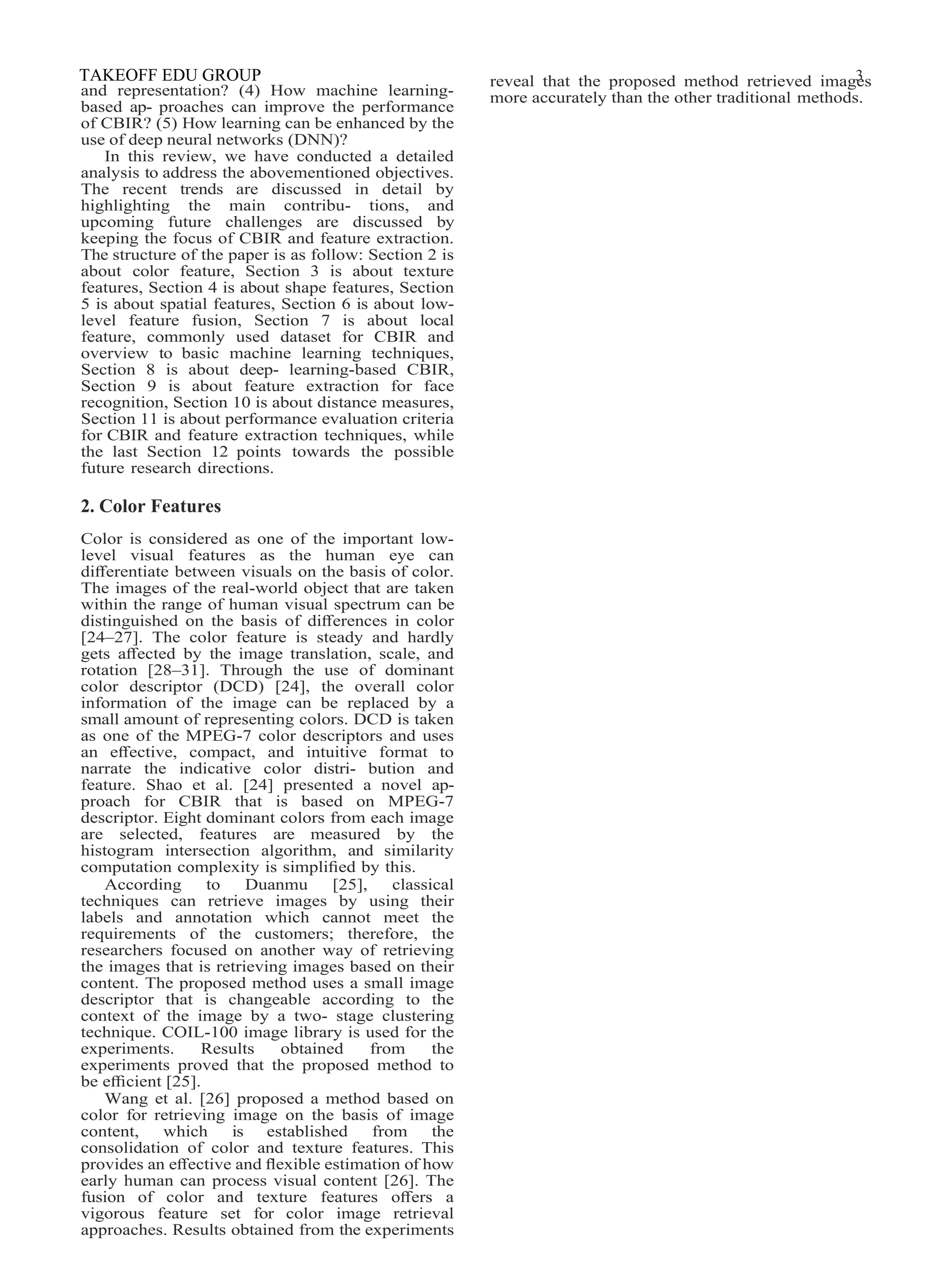 Content based image retrieval project | PDF