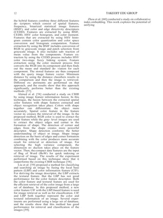 Content based image retrieval project | PDF