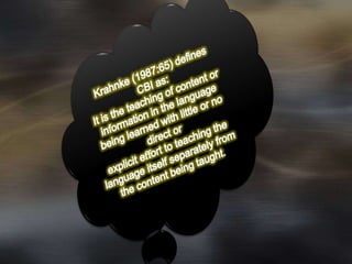 Content based instruction | PPT