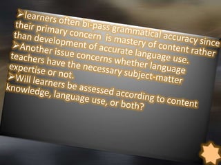 Content based instruction | PPT