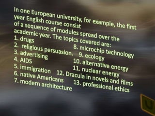 Content based instruction | PPT