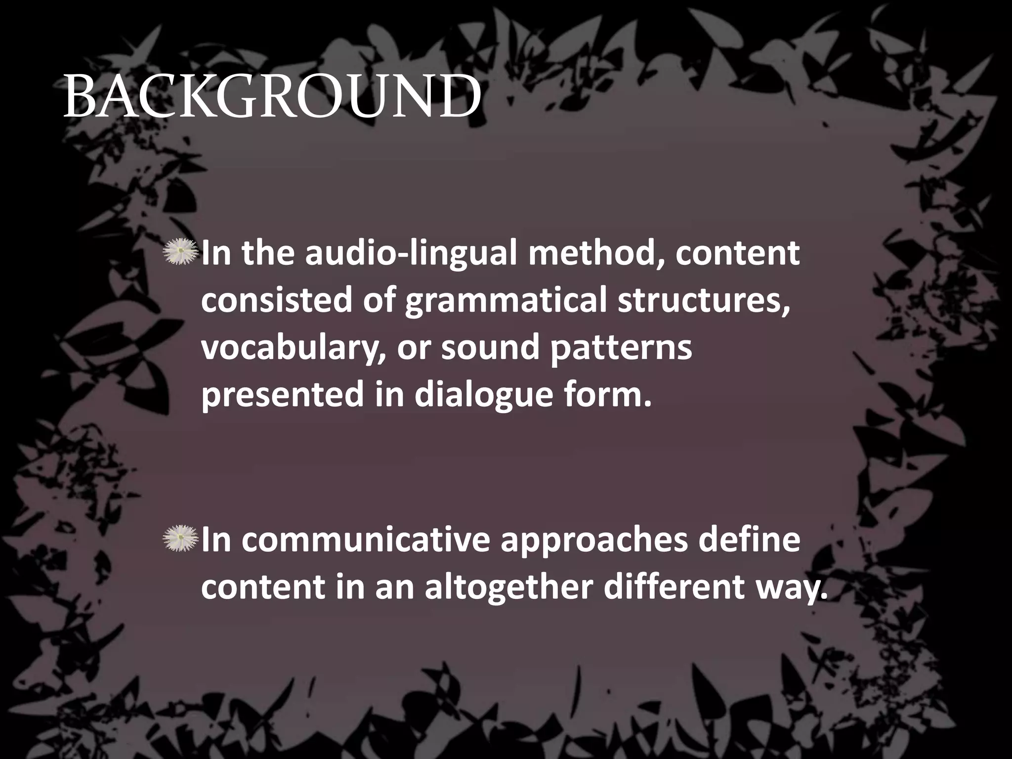 Content based language instruction | PPTX