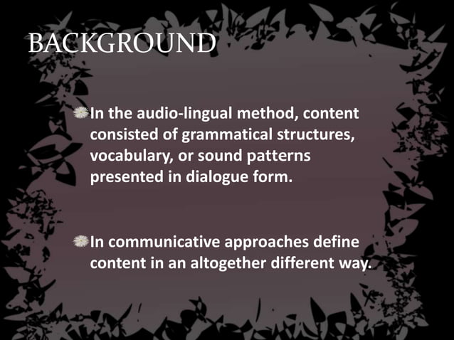 Content based language instruction | PPTX | Education