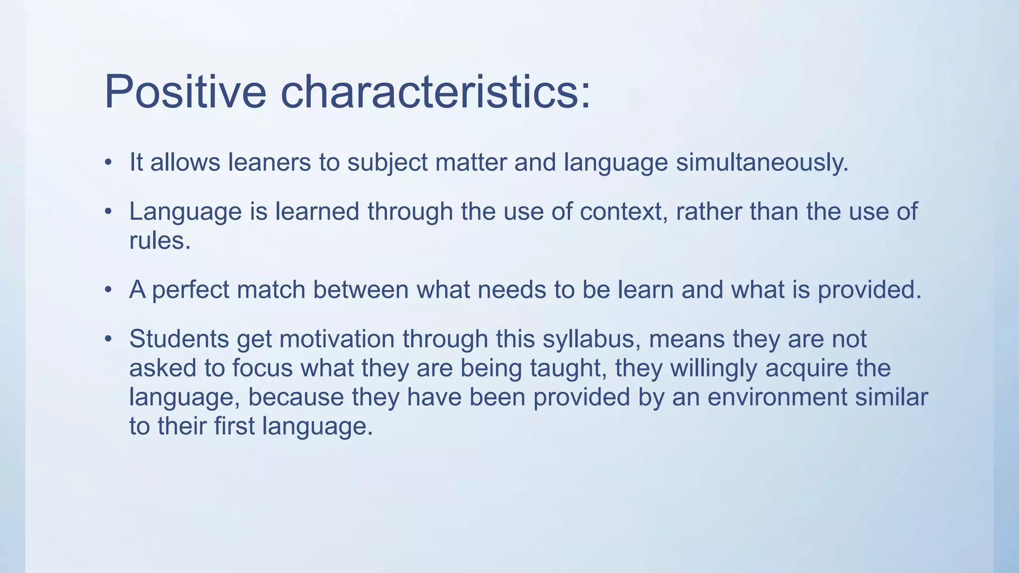 Content based syllabus | PPTX