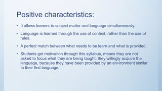 Content based syllabus | PPTX