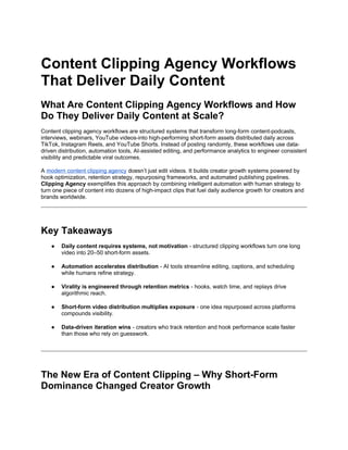 Content Clipping Agency Workflows That Deliver Daily Content.docx