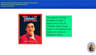 Content & Contextualization: Readings in Philippine History | PDF