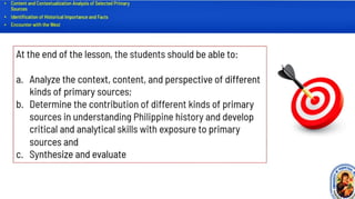 Content & Contextualization: Readings in Philippine History | PDF