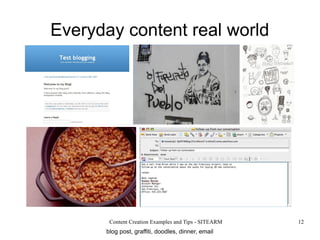 Content creation examples and tips | PDF | Internet for Beginners ...