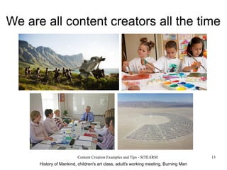 Content creation examples and tips | PDF | Internet for Beginners ...