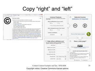 Content creation examples and tips | PDF | Internet for Beginners ...