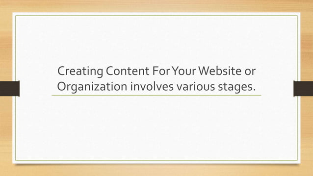 Content Creation Process | PPT