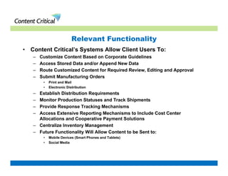 Content Critical Overview | PDF