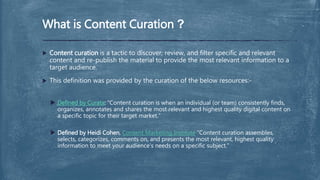 Content curation | PPT