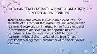 Content curation on classroom management | PPT