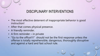 Content curation on classroom management | PPT