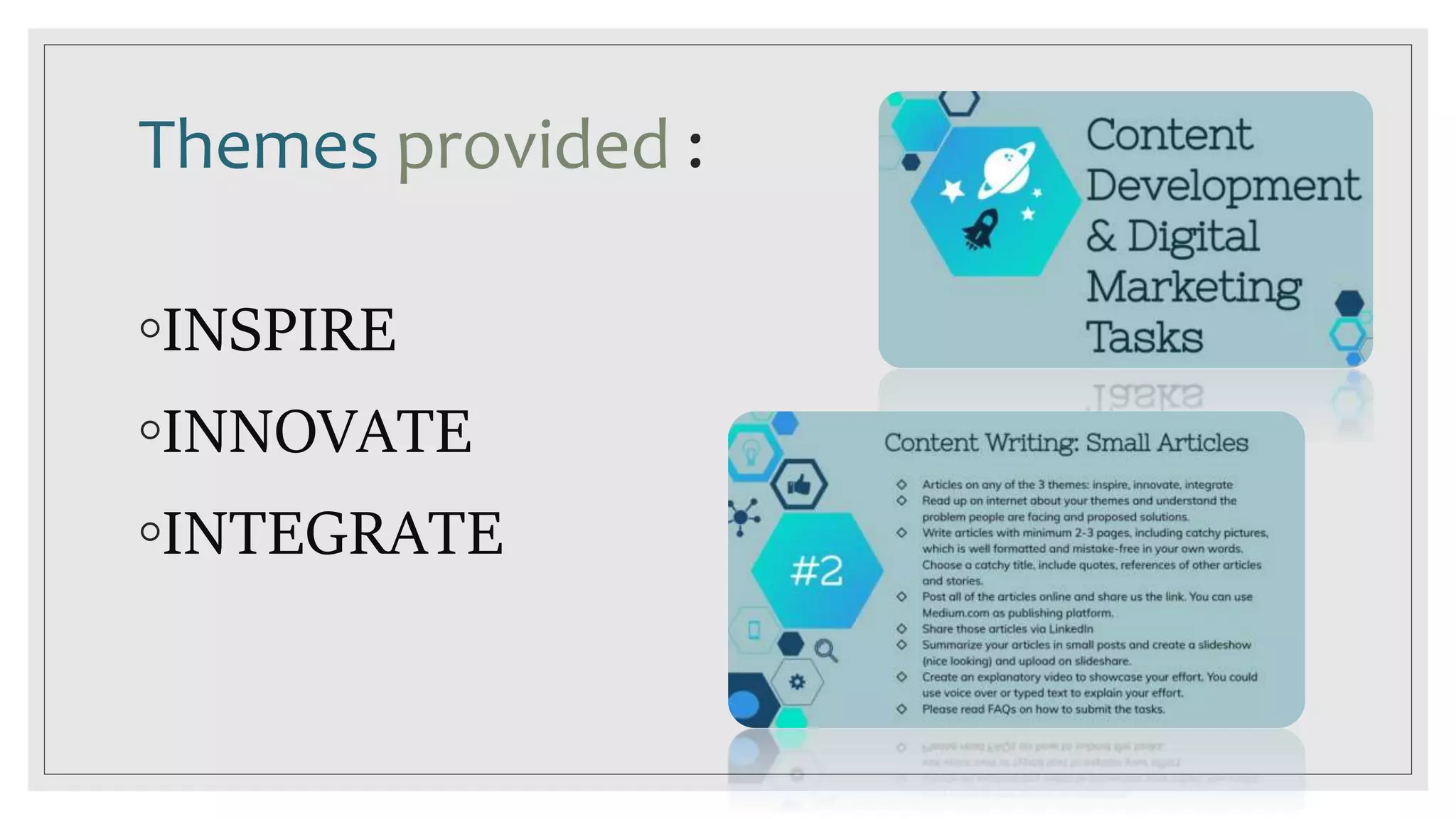 Inspire, Innovate & Integrate | PPTX | Artificial Intelligence | Technology & Computing