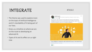 Inspire, Innovate & Integrate | PPTX | Artificial Intelligence | Technology & Computing