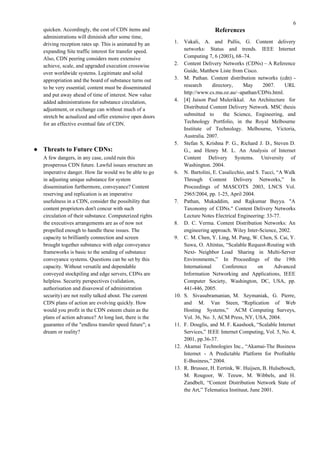 Content Distribution Network(CDN) Report(IEEE Format) | PDF