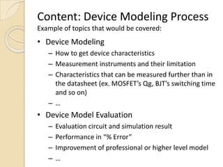 Understand Device Modeling | PDF