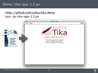 Content extraction with apache tika | KEY