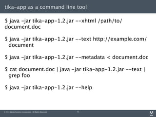 Content extraction with apache tika | KEY