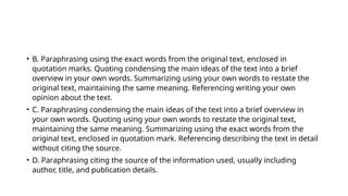 Content for PPT Evidences Textual Evidences | PPTX