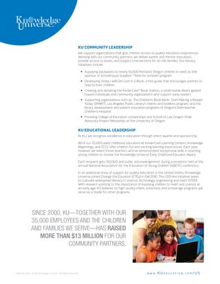 Content from ku | PDF | Daycare and Pre-School | Parenting