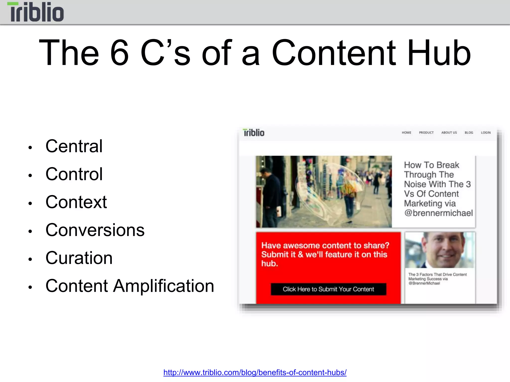 Triblio's Comprehensive Guide to Content Hubs | PPT