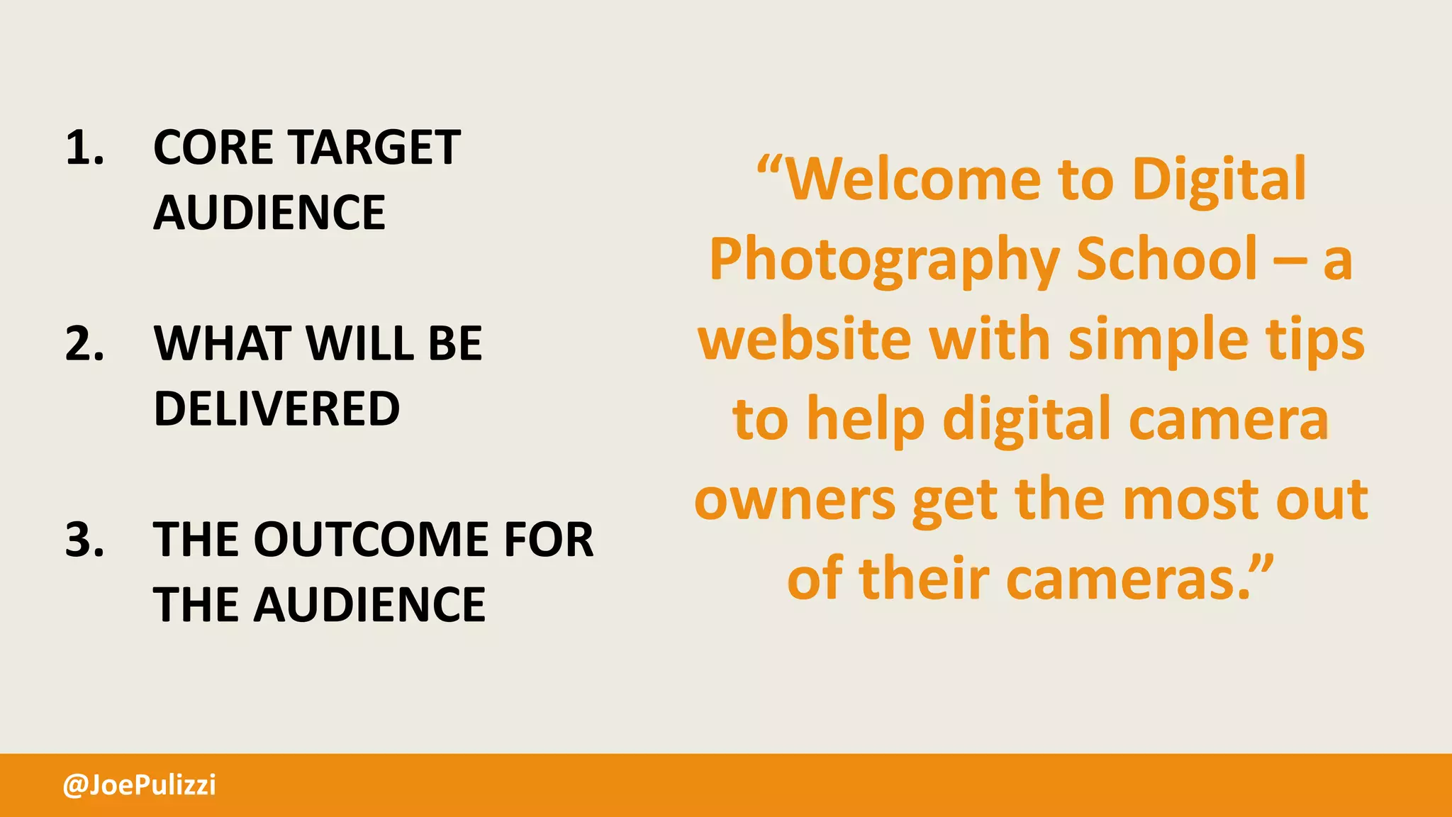 The Content Inc. Model by Joe Pulizzi - Content Marketing Master Class ...