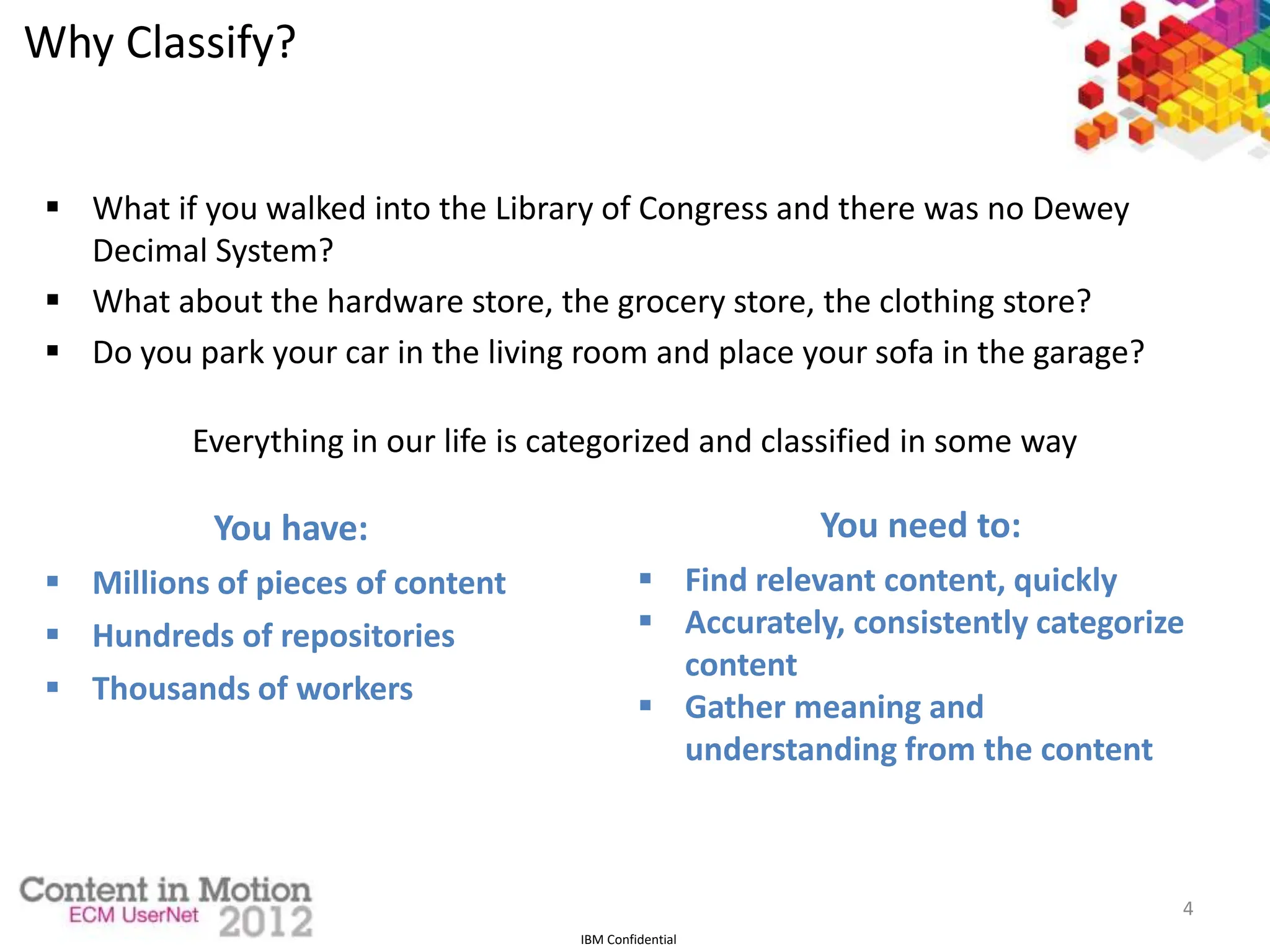 Content classification - where is my stuff? | PPT