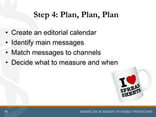 Content is Cow (content strategy @ the AAFP) | PPT