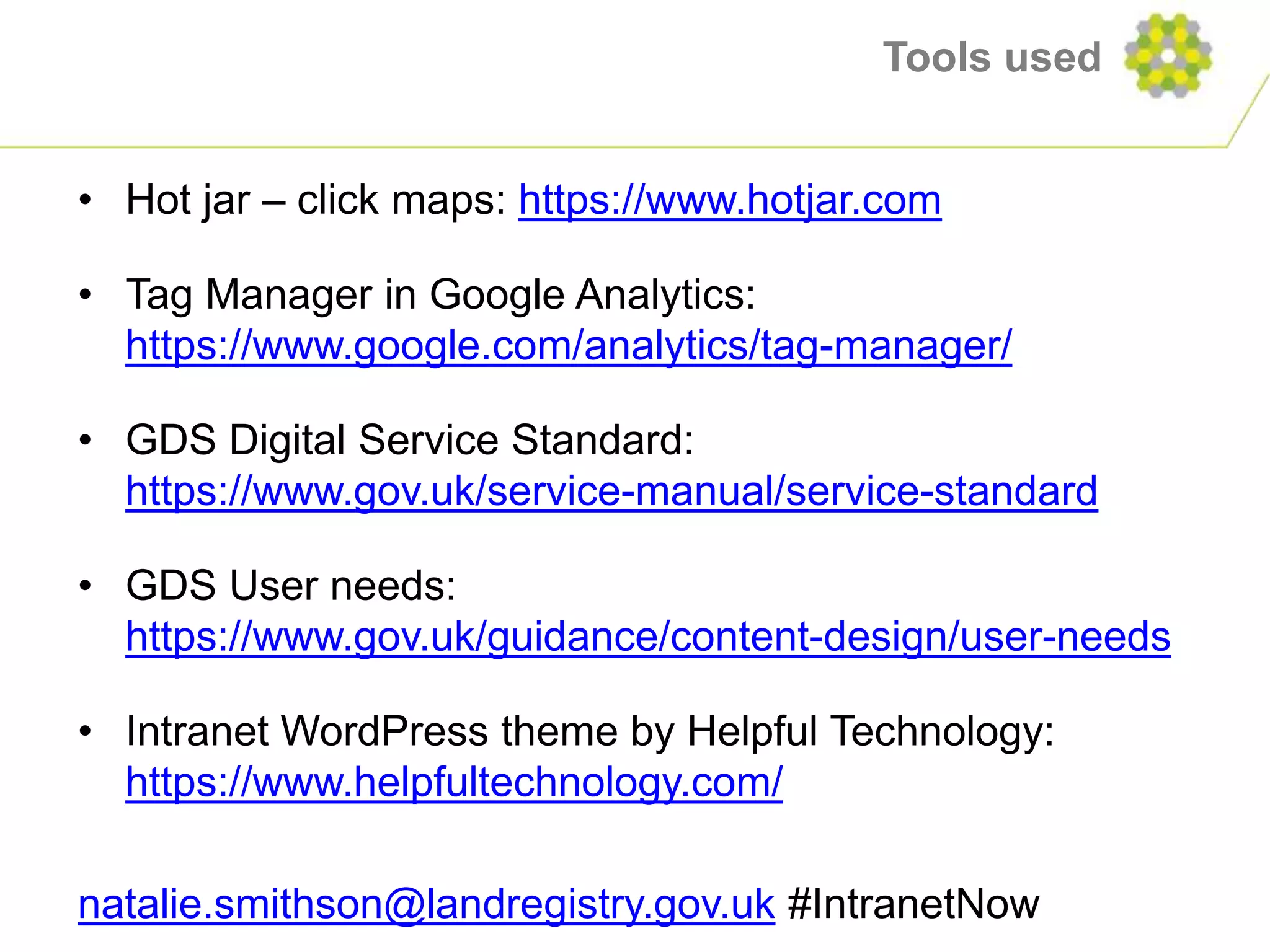 Content is critical for an intranet - Natalie Smithson | PPTX