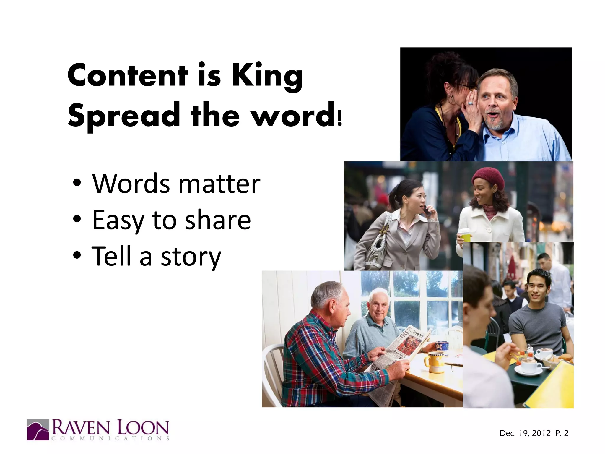 Content is king | PPT