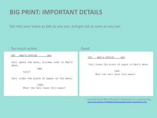 Content lab April - Screenwriting Basics | PPTX