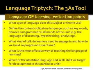 Content Language Integrated Learning | PDF