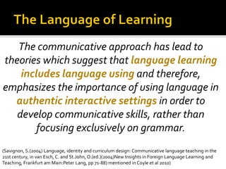 Content Language Integrated Learning | PDF