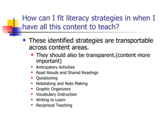 Content Literacy | PPT