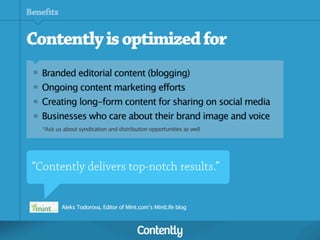 Contently Presentation | PPT