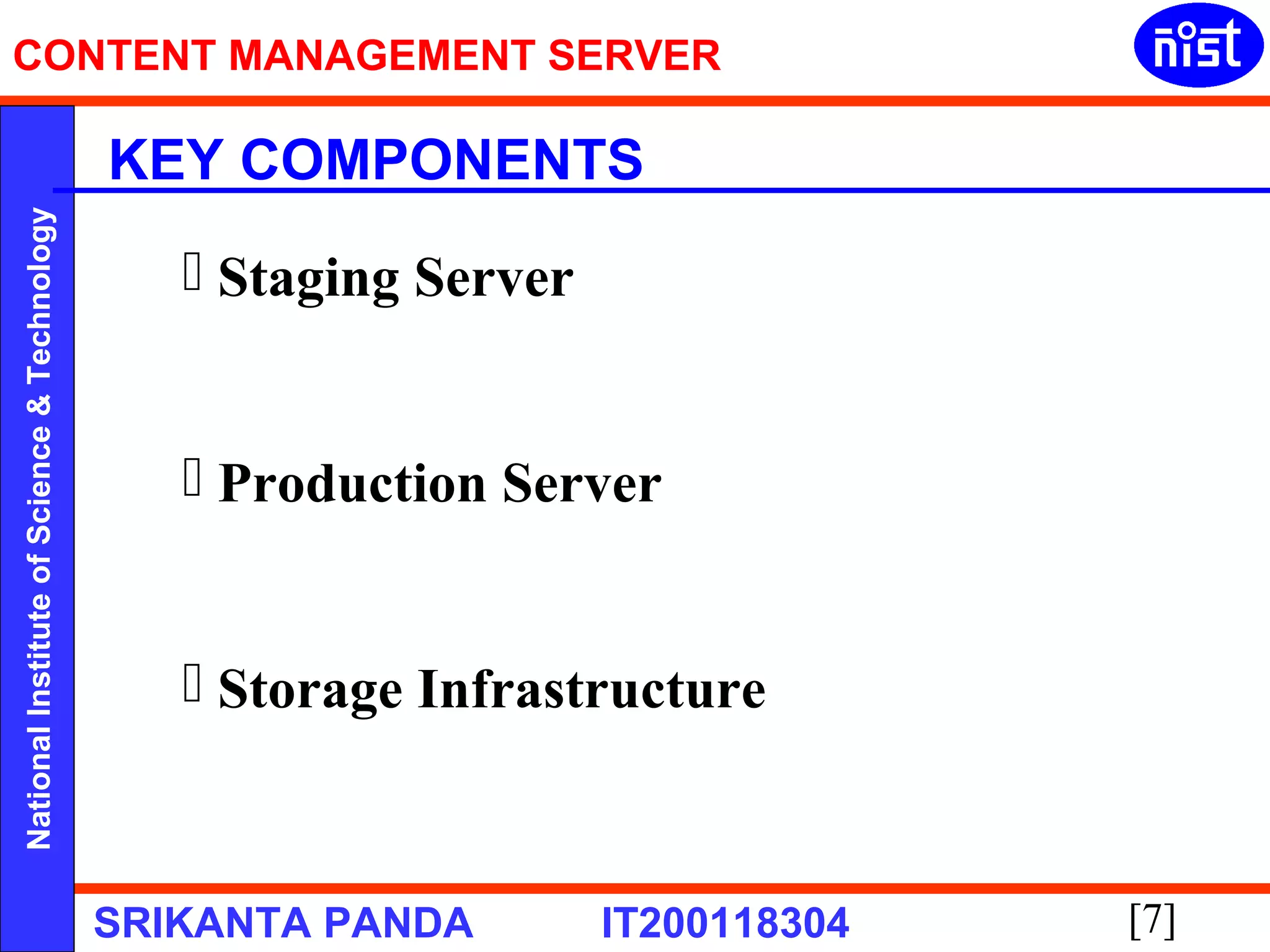 Content management server | PPT