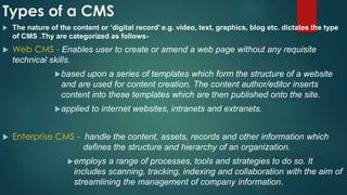 Content Management System | PPTX