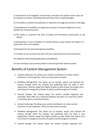 Content management system | PDF