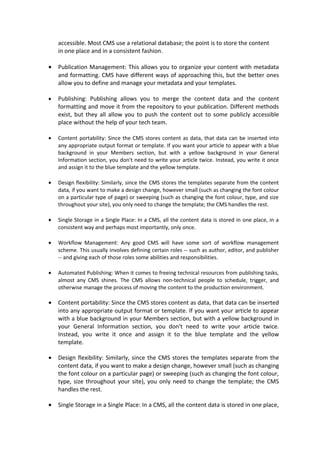 Content management system | DOC