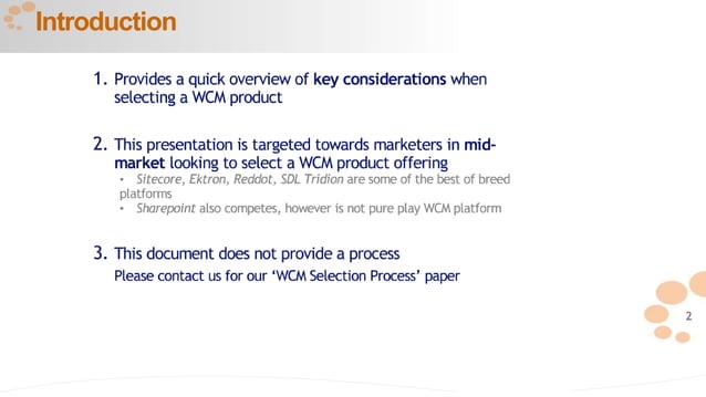 Content Management System (CMS) Selection Best Practices | PPTX